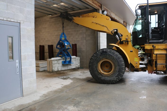 Concrete Block Lifter | Bin Block Lifter | Kenco Attachments