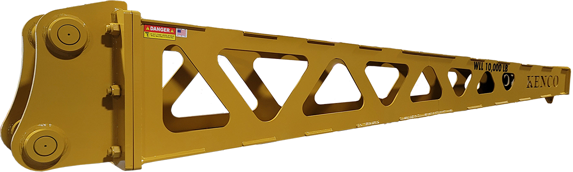 Kenco Excavator Jib Booms & Wheel Loader Jib Booms